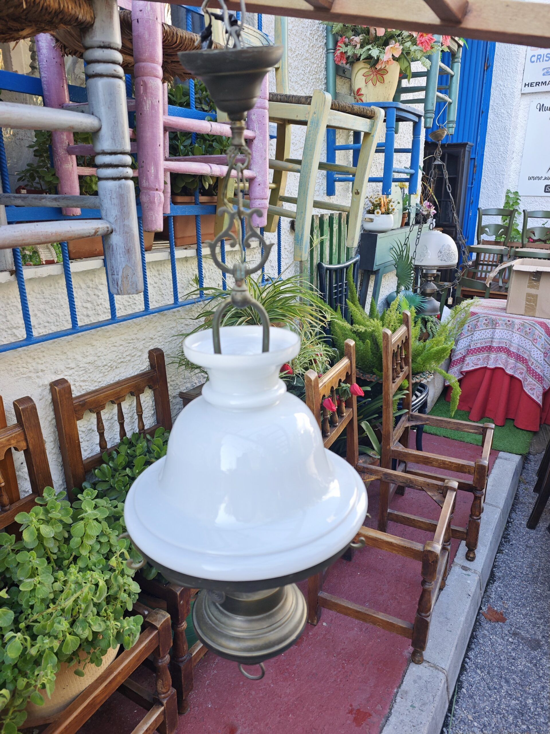 Lámpara Vintage Tipo Quinqué - Nuevas oportunidades muebles y decoracion